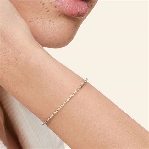 Trilogy 65 In Lab Diamond Tennis Bracelet 78 Ct Tw In 14k Yellow