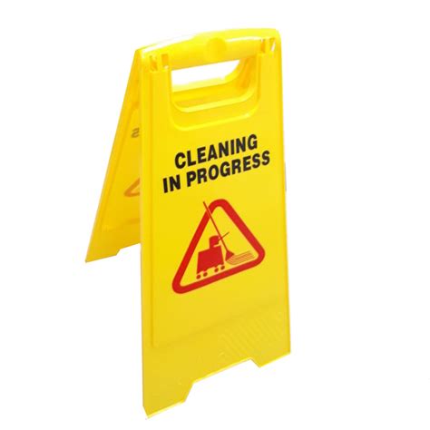 Sign Board Cleaning In Progress