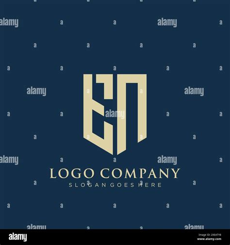 TN Shield Type Logo Design Stock Vector Image Art Alamy