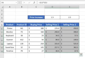 Ways To Copy A Formula In Excel With Changing Cell References