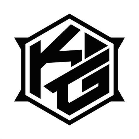 KG Logo Monogram Design Template Vector Art At Vecteezy