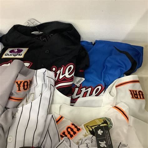 Yahooオークション 1円〜 訳あり プロ野球 応援ユニフォーム 読売ジ