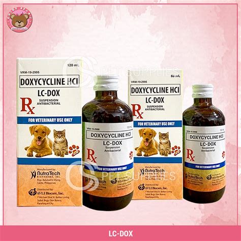 Bagsofbounty Lc Dox Suspension Antibacterial Doxycycline Hci For Dogs