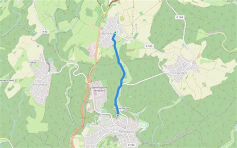 Rheinsteig Access Route To Bonefeld Walking And Running Trail