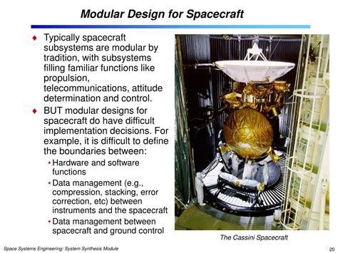 Ppt System Synthesis Module Space Systems Engineering Version 10 Powerpoint Presentation