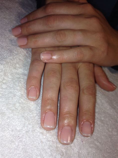 French Acrylic Overlay On Natural Nails
