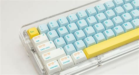 코린이마켓 얕은 하늘 꿈 Xda Pbt 키캡 한성 레오폴드 필코 키보드 위시버킷