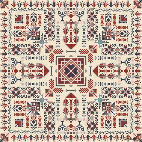 Tatreez Pattern 15 Stock Vector 5346138 Crushpixel