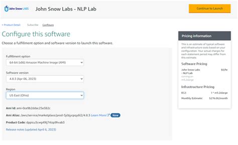 setup the nlp lab on aws marketplace and start annotating your data for