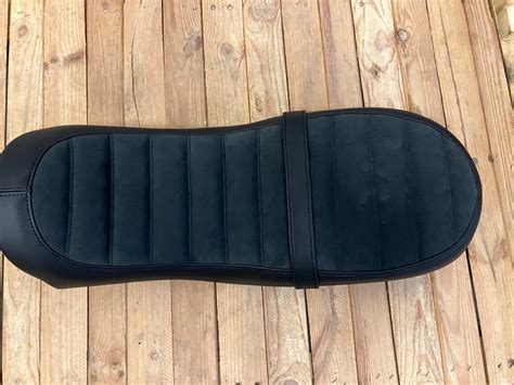 Bmw K Models Double Seat K75 K100 K1100 Brushed Black Line Black Double