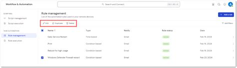 rule based task automation teamviewer support