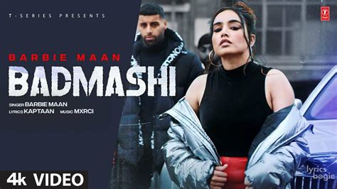 Badmashi Lyrics Barbie Maan Lyricsbogie