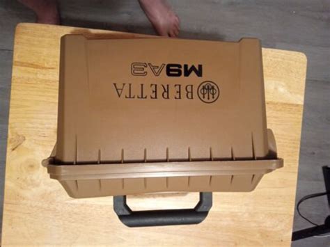 new oem beretta m9a3 m9 a3 pistol hard case box fde 92 fs 92fs 4