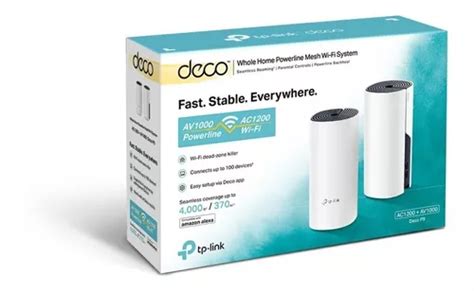 Sistema Mesh Tp Link Deco P9 Dual Band Gigabit Ac1200 X2 Kit