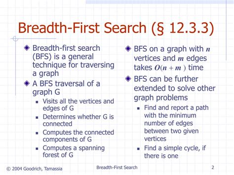 ppt breadth first search powerpoint presentation free download id