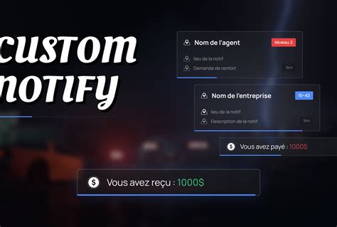 Custom Notify Fivem By Cyteui On Dribbble