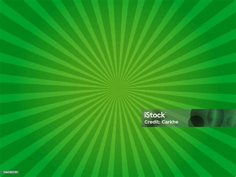 녹색 햇살 무늬 모양 햇살 배경입니다 방사형 광선 여름 사회 배너입니다 벡터 일러스트 레이 션 Eps10 태양 하늘에 대한 스톡