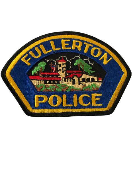 Fullerton Police Ca Patch