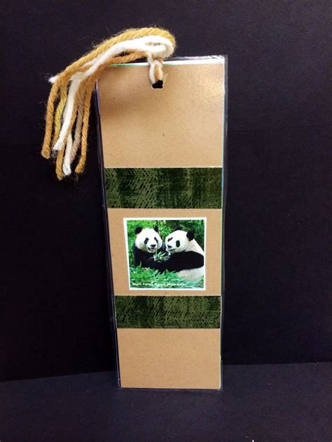 Panda Bookmark Craft Bookmarks Bookmark Craft Crafts Creative