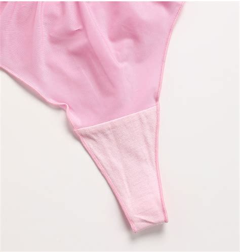 Low Waist Comfortable High Elastic Ruffles Smooth Plain Breathable
