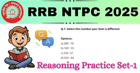 Rrb Ntpc Reasoning Set 1 Free Practice Set For Under Graduate Level Cbt