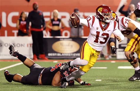Caleb Williams Guides No 9 Usc Into Next Conference Battle Vs Cal
