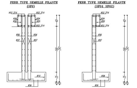 2d Design Of Reinforcement Details Of Structure In Autocad Drawing Cad File Dwg File