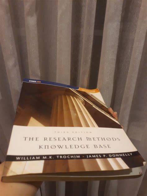 The Research Methods Knowledge Base 3rd Ed Hobbies And Toys Books And Magazines Textbooks On