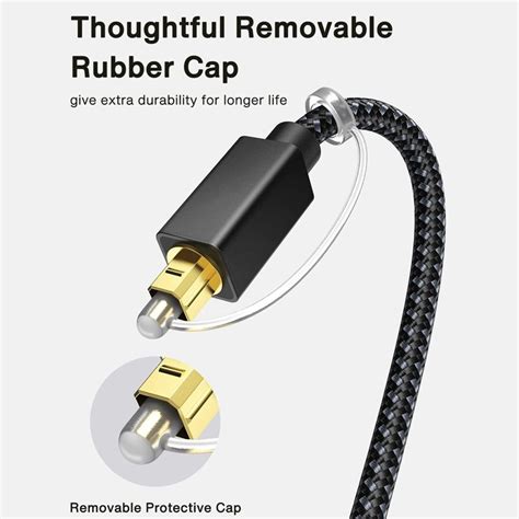 1m Digital Optical Audio Outputinput Cable Compatible With Spdif517