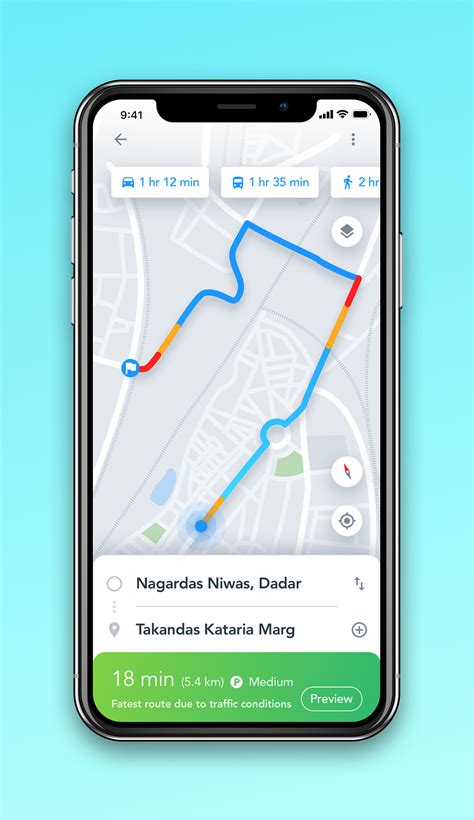 Google Maps Redesign Challenge Behance