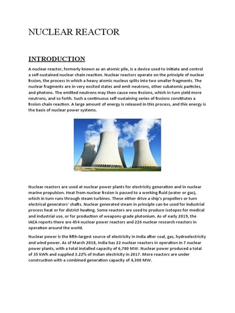Physics Project Nuclear Reactor Pdf Nuclear Fission Nuclear Physics