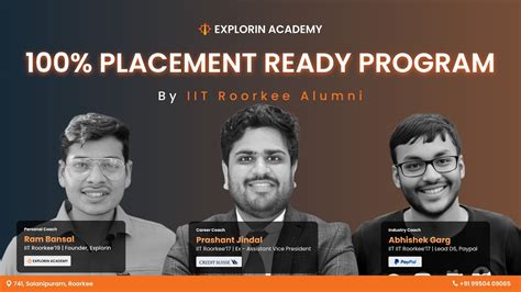 100 Placement Ready Program By Iit Roorkee Alumni Summer Batch