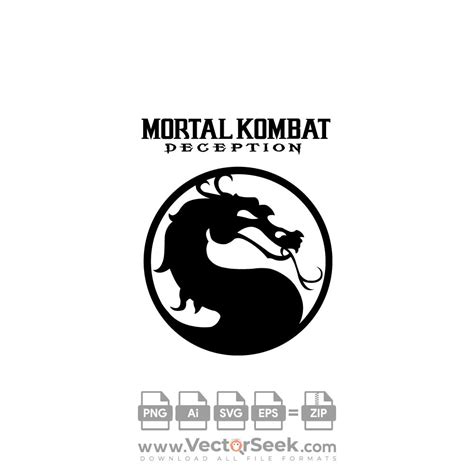 Mortal Kombat Deception Logo In Png Svg Vector Format Free Download