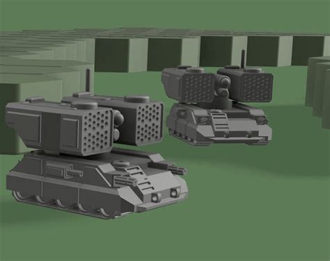 Srm Carrier Tank Battletech Compatible Etsy