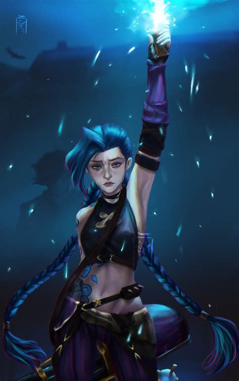 Lol Art Arcane Lol Jinx Джинкс League Of Legends Лига