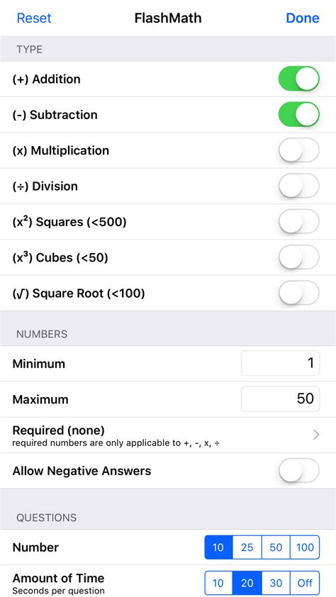 Flashmath Math Flash Cards Para Iphone Download