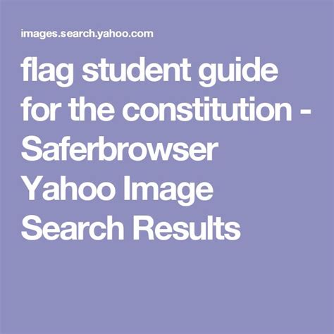 Flag Student Guide For The Constitution Saferbrowser Yahoo Image