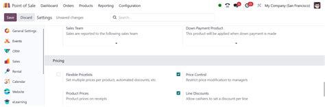 How To Configure Regulate And Restrict Price Modifications In Odoo 17 Pos
