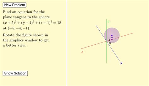 Equation Of Line Tangent To Sphere Tessshebaylo