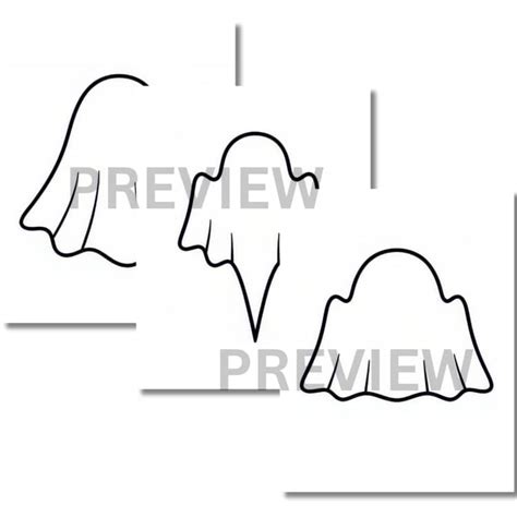Ghost Halloween Craft Cutting Practice Funand Educational Activities In