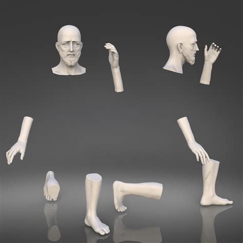 Nosso Senhor Dos Passos Kit Barroco Dkm 3d Print