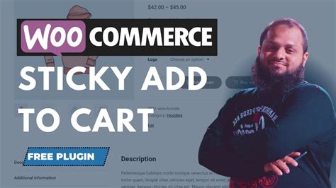 How To Make A Sticky Add To Cart Button In Woocommerce On Product Page Youtube