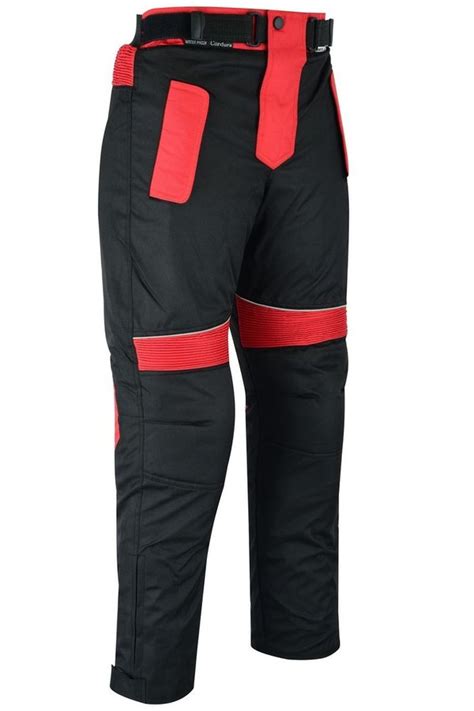 Textil Motorradhose Rot Schwarz Andys Verkaufsladen