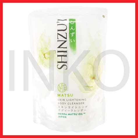 Jual Shinzui Matsu Skin Lightening Body Cleanser Refill 420ml Shopee