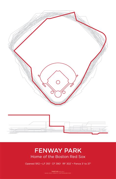 Fenway Park Interactive Seating Map Cabinets Matttroy