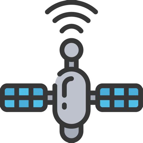 Satellite Signal Juicy Fish Soft Fill Icon