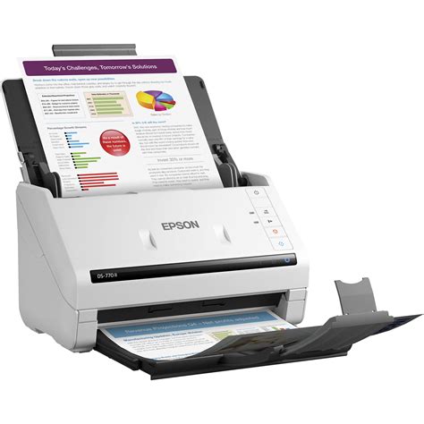 Epson Ds 770 Ii Color Duplex Document Scanner B11b262201 Bandh