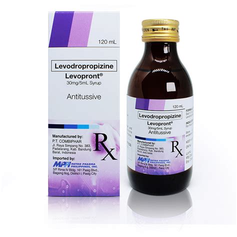Levopront Levodropropizine Thog Pharmacy Co