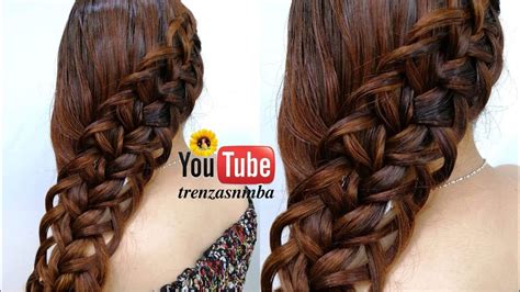 Hermosa Trenza En Bucles Peinados Para NiÑas Trenzas Nmba Youtube