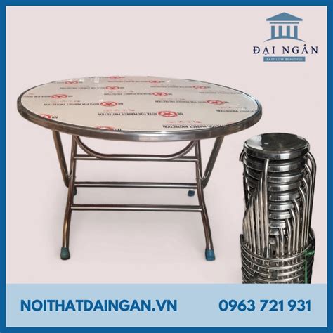 Bộ Bàn Ghế Inox Dn103 Nội Thất Đại Ngân
